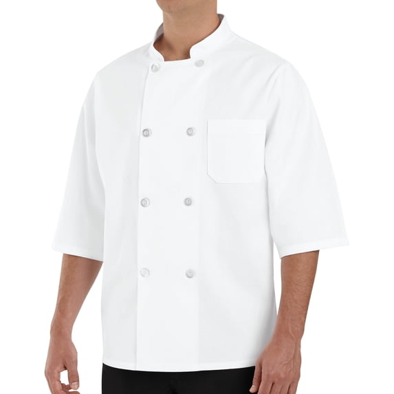 Red Kap ½ Sleeve Chef Coat - Walmart.com
