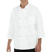 Red Kap Eight Pearl Button Chef Coat with Thermometer Pocket - Walmart.com