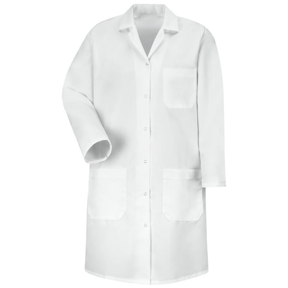 Red Kap Women's Lab Coat with Gripper Closure - Walmart.com