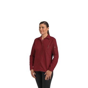 Red Kap Women's Long Sleeve Specialized Pocketless Work Shirt - Walmart.com
