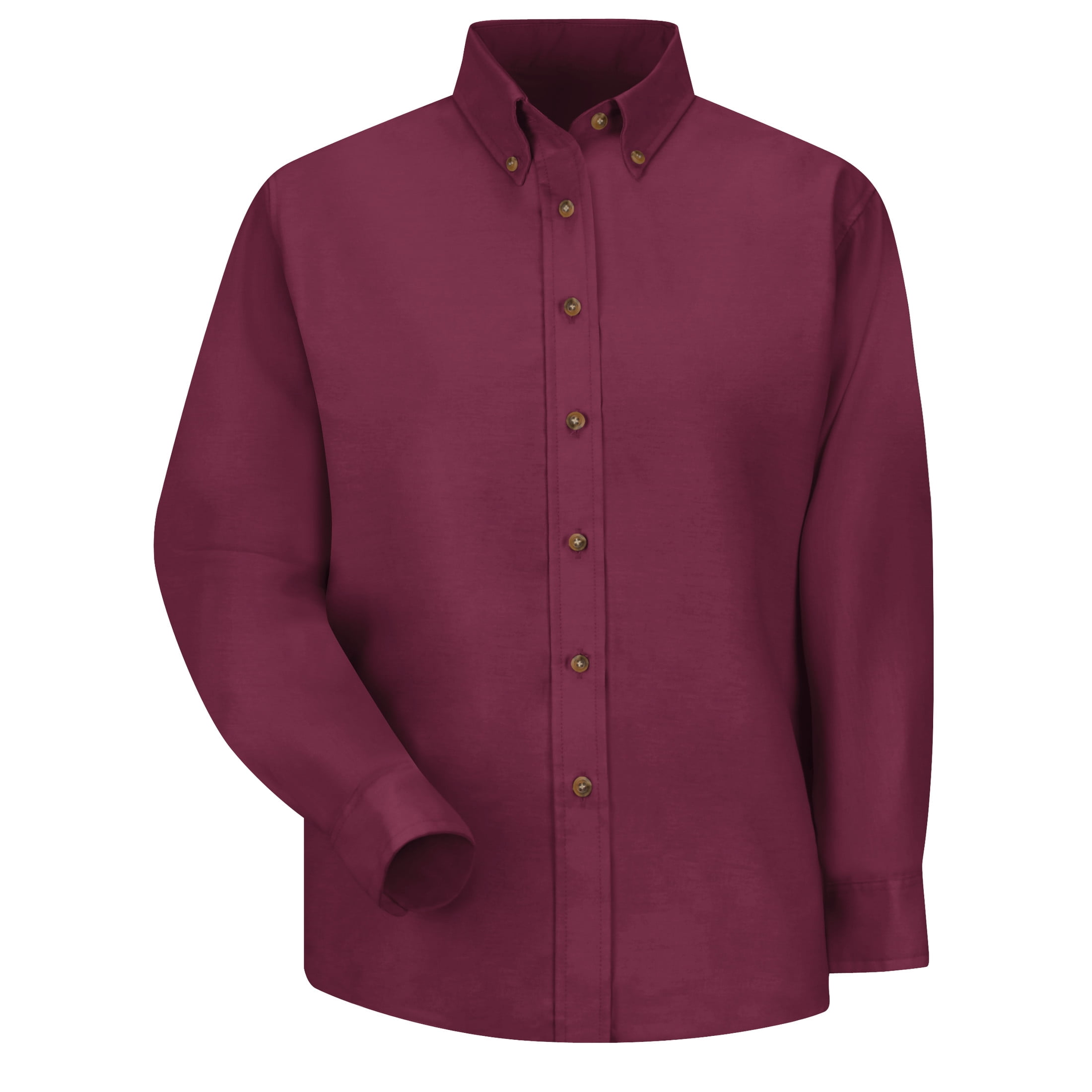 Red Kap Women's Long Sleeve Poplin Dress Shirt - Walmart Business Supplies