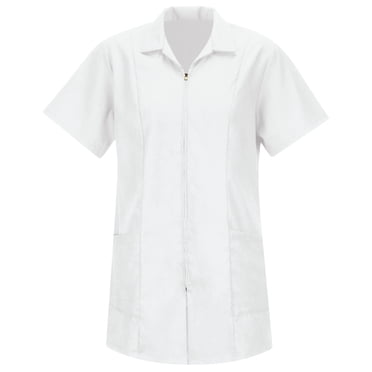 Red Kap Women's Zip-Front Smock - Walmart.com