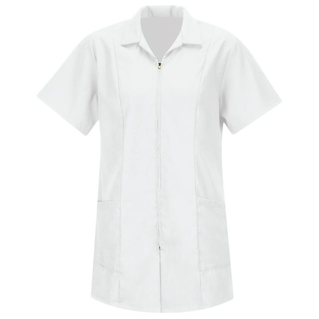 Red Kap Women's Zip-Front Smock - Walmart.com