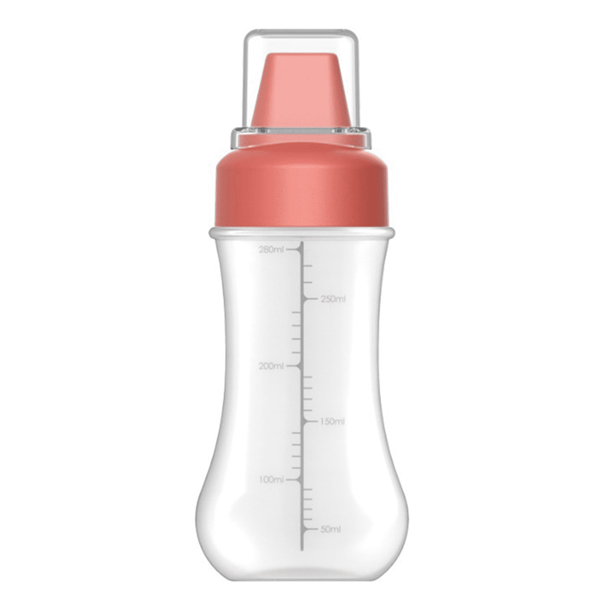 Red Ketchup Squeeze Bottle Salad Container with Leak-Proof Cap Portable ...