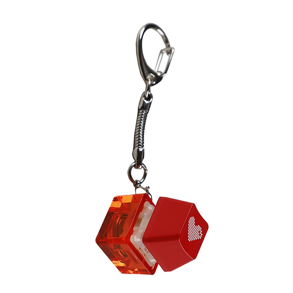 Red Keychain Mechanical Keyboards Switches Tester Audible RGB Key ...