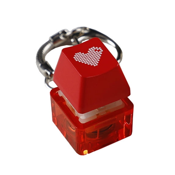 Red Keychain Mechanical Keyboards Switches Tester Audible RGB Key ...