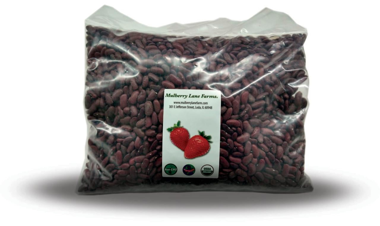 Red Kidney Beans 10 lbs (ten pounds) USDA Certified Organic, Non-GMO ...