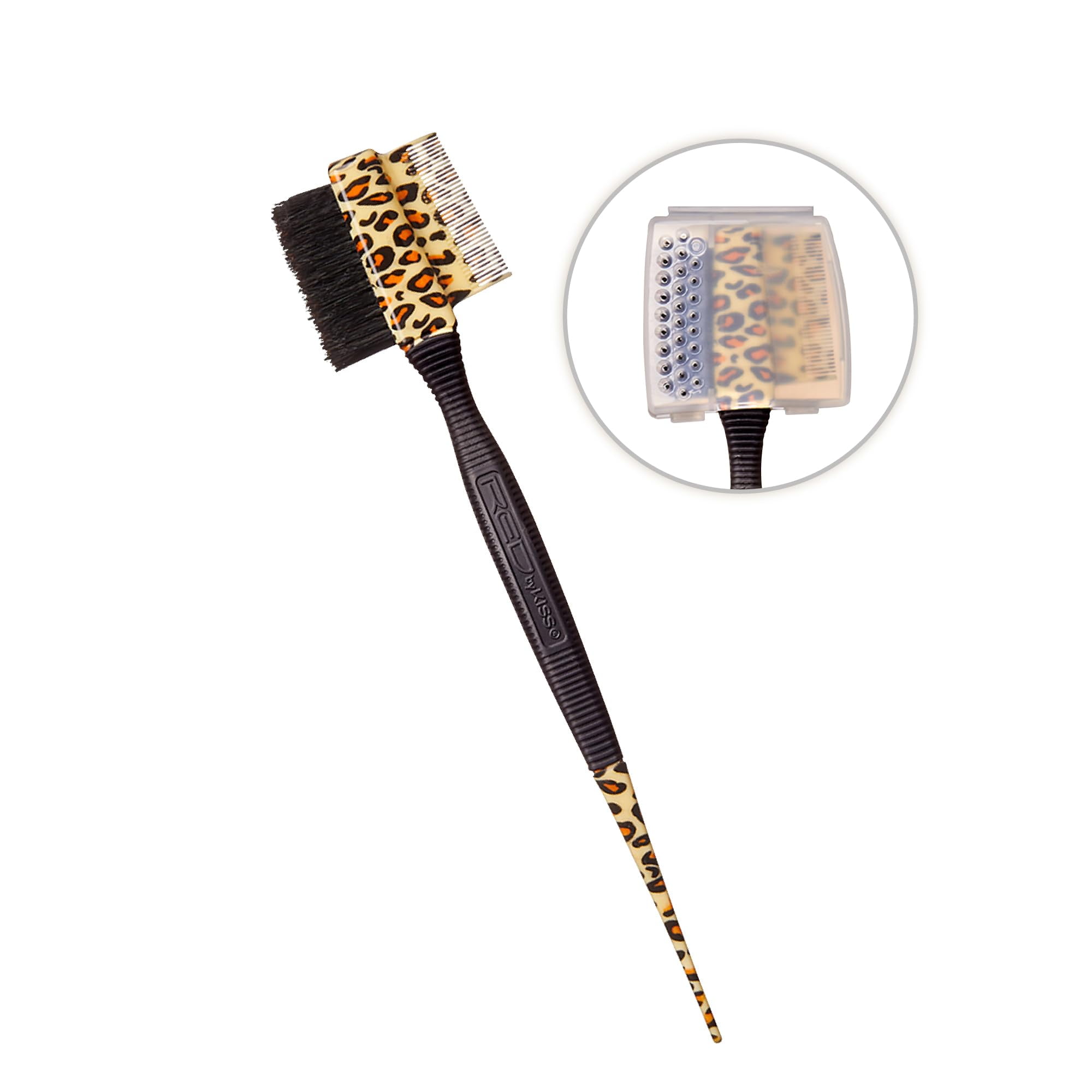 Red by Kiss Professional OKA4 3-IN-1 Edge Brush with Case - 100% Pure ...