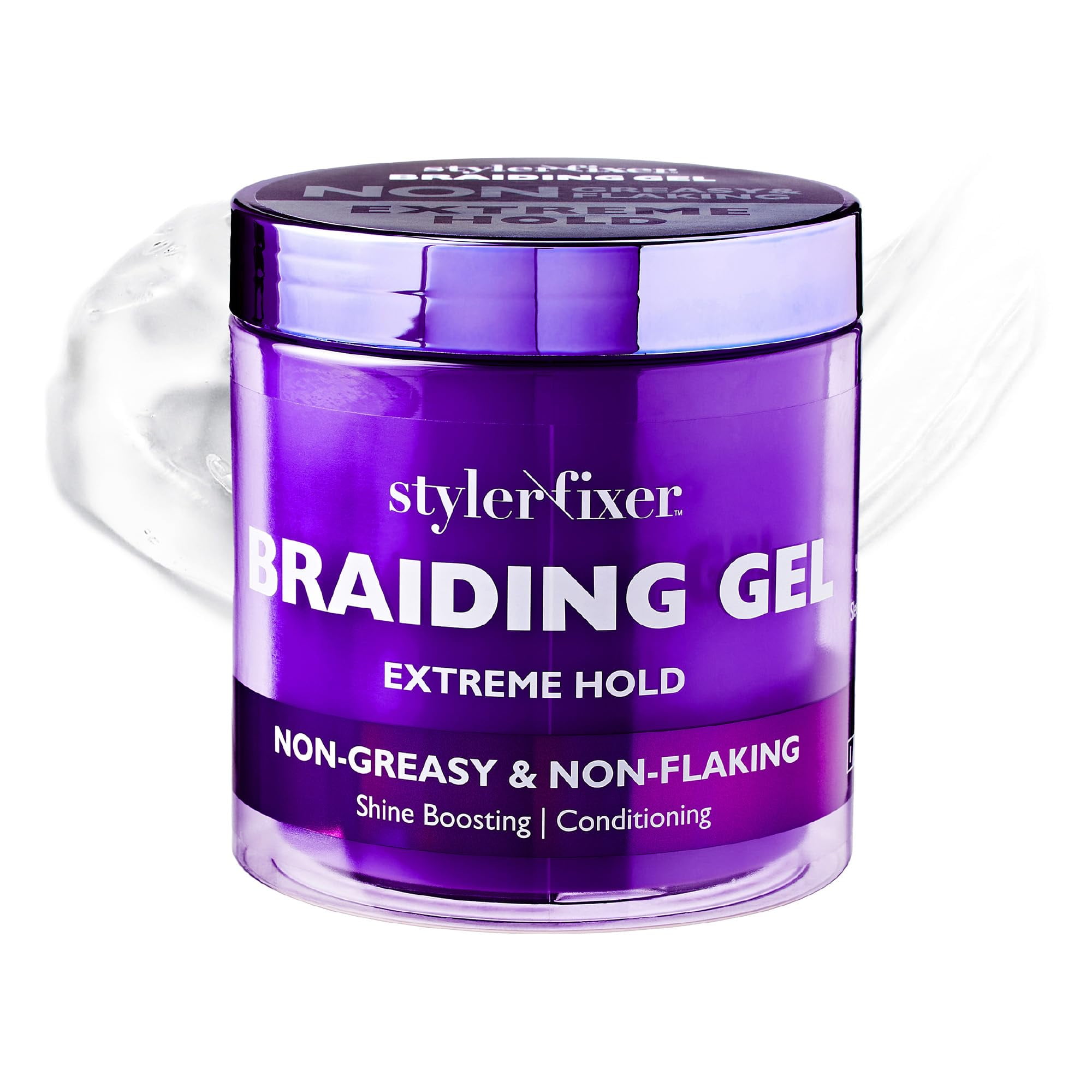Red By Kiss Styler Fixer Braiding Gel Enhanced – Extra Firm Hold, Anti ...