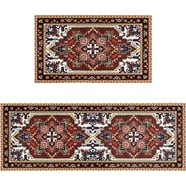 Aonewoe Boho 3 Piece Kitchen Rug Set Washable Non Slip Kitchen Mats for ...