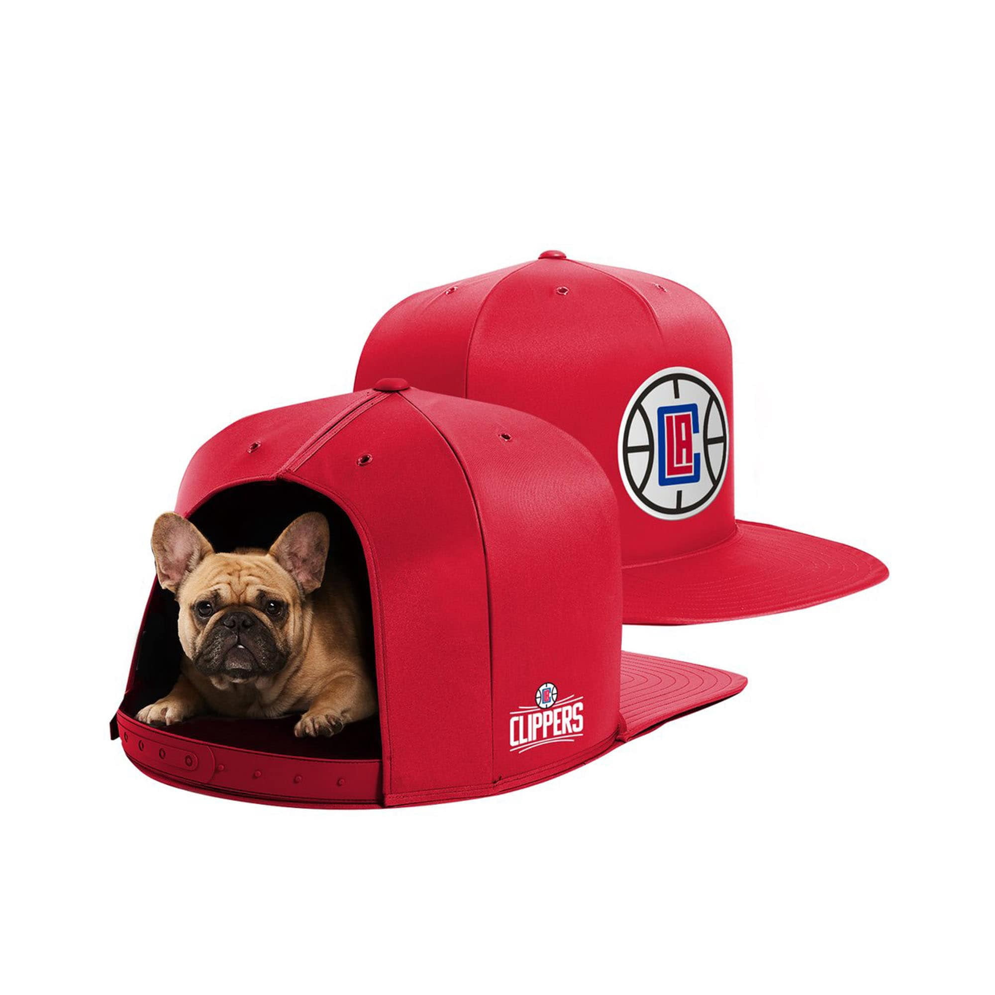 Red LA Clippers Medium Pet Nap Cap Dog Bed - Walmart.com