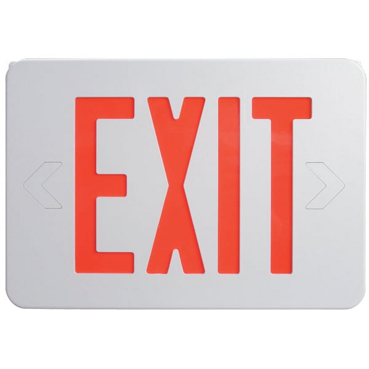Red LED Exit Sign (AC only) (4 Pack) - Walmart.com