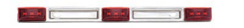 Red LED Identification Light Bar Is Sealed & Can Be Used On Boat Trail ...