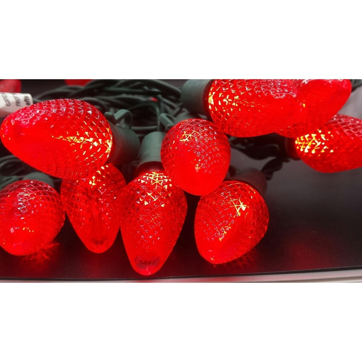 Red LED Light String Set of 25 Lights C7 - Walmart.com