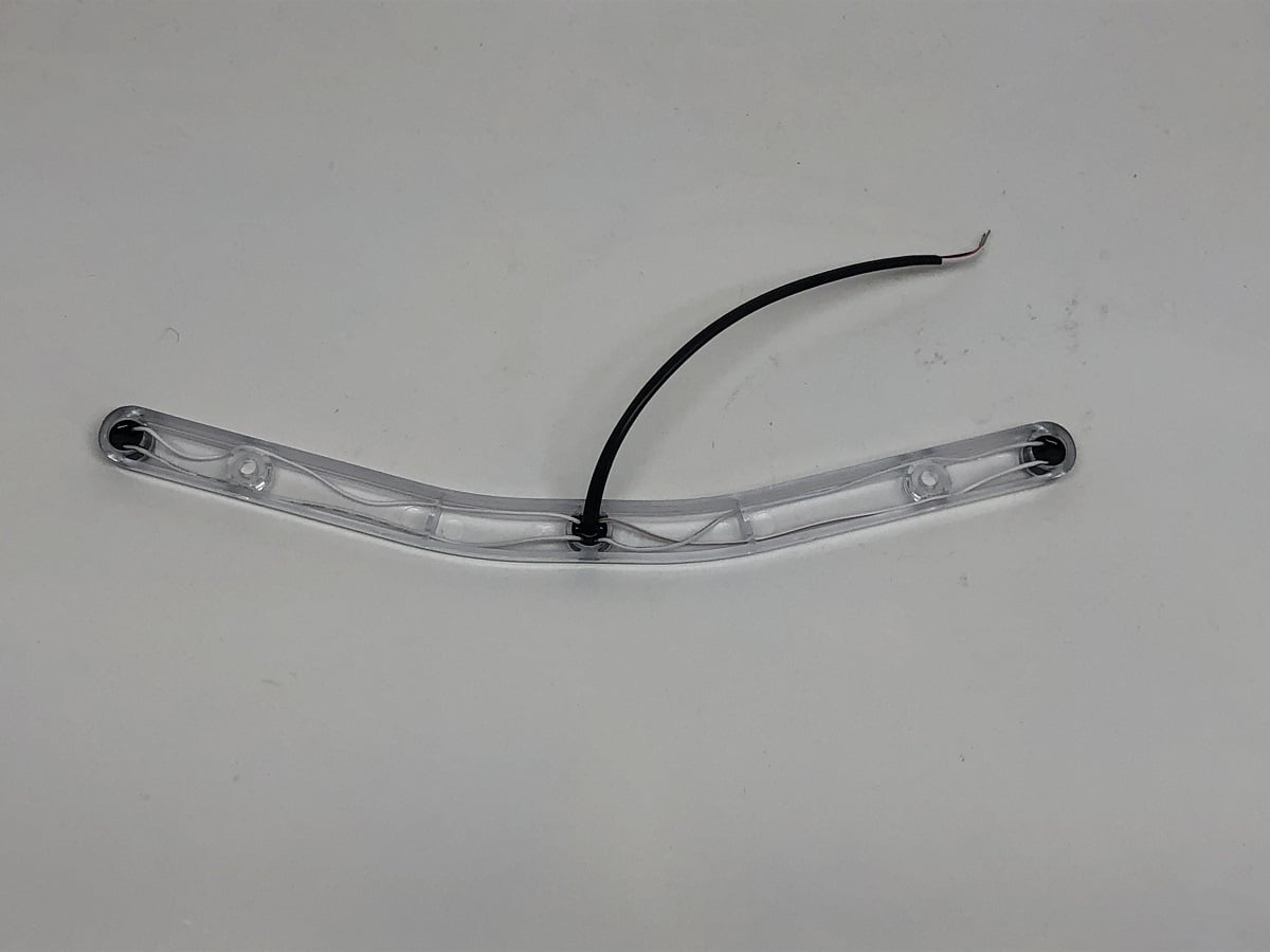 Red LED V-Shaped ID Light Bar Boat Trailer Clear Lens - Walmart.com