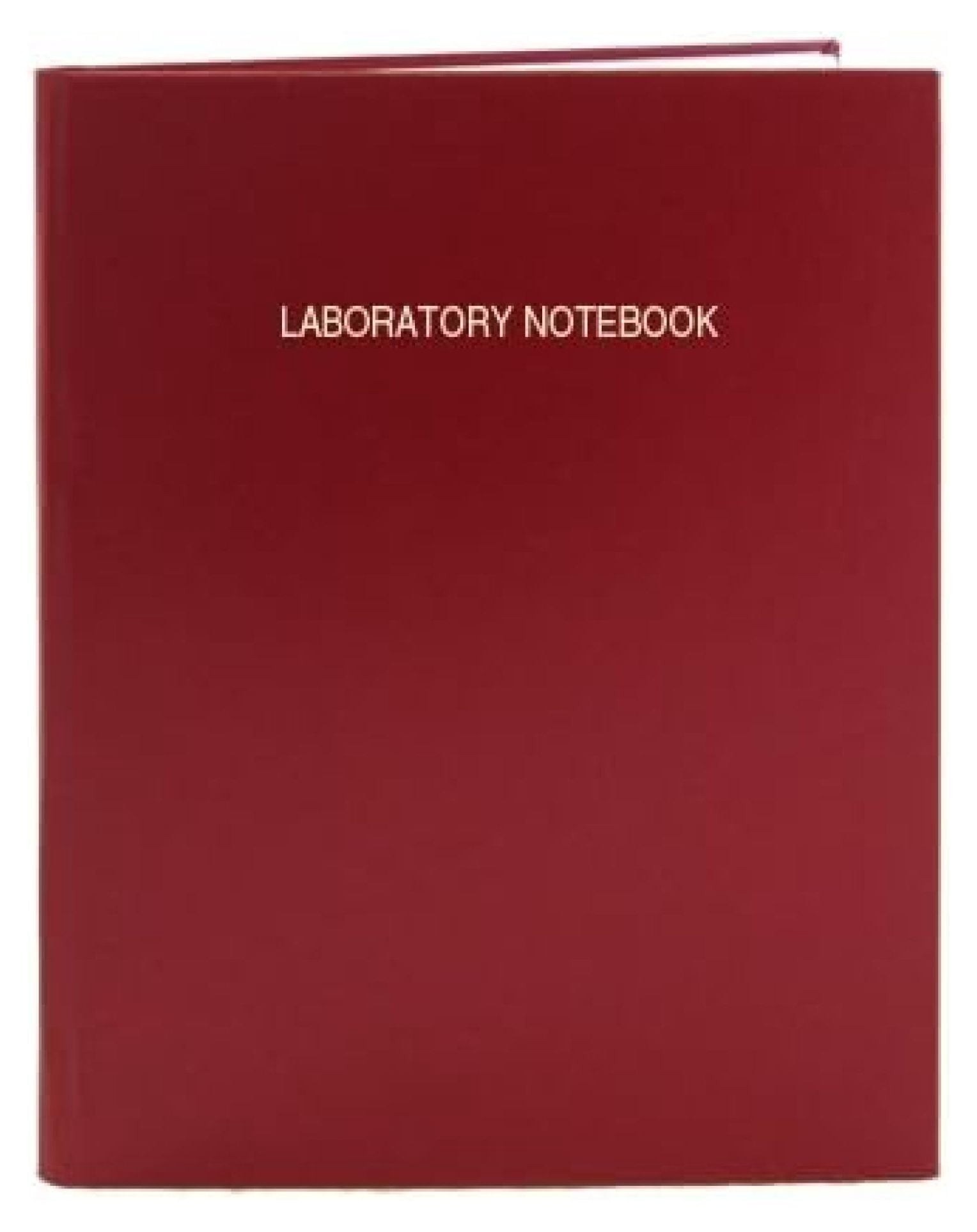 Red Lab Notebook - Pages (.25" Grid Format), 8 7/8" x 11 1/4", Red ...