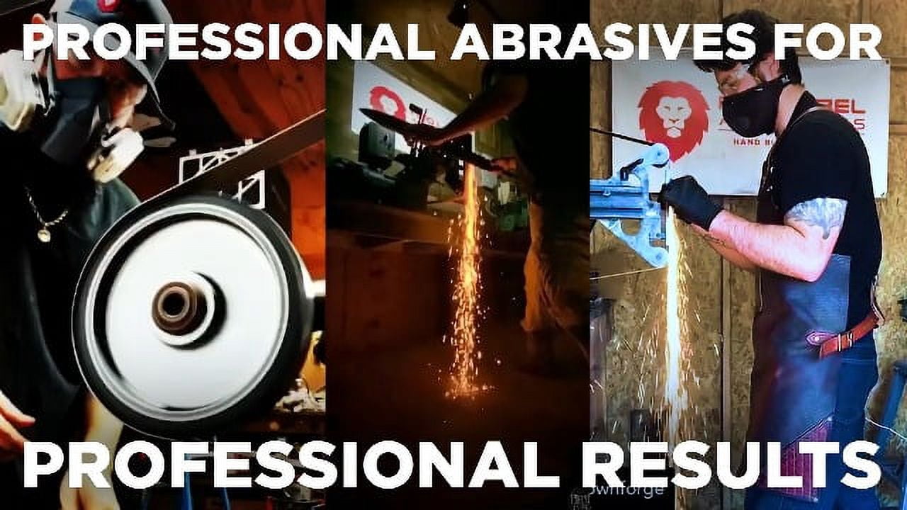 Red Label Abrasives 2 X 48 Inch 36 Grit Metal Grinding Zirconia Sanding ...