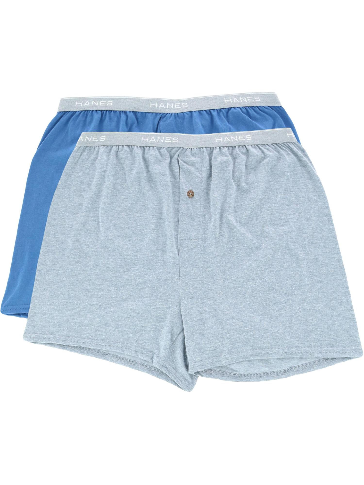 Red Label Mens 2-Pack Exposed Waistband Knit Boxers - Walmart.com