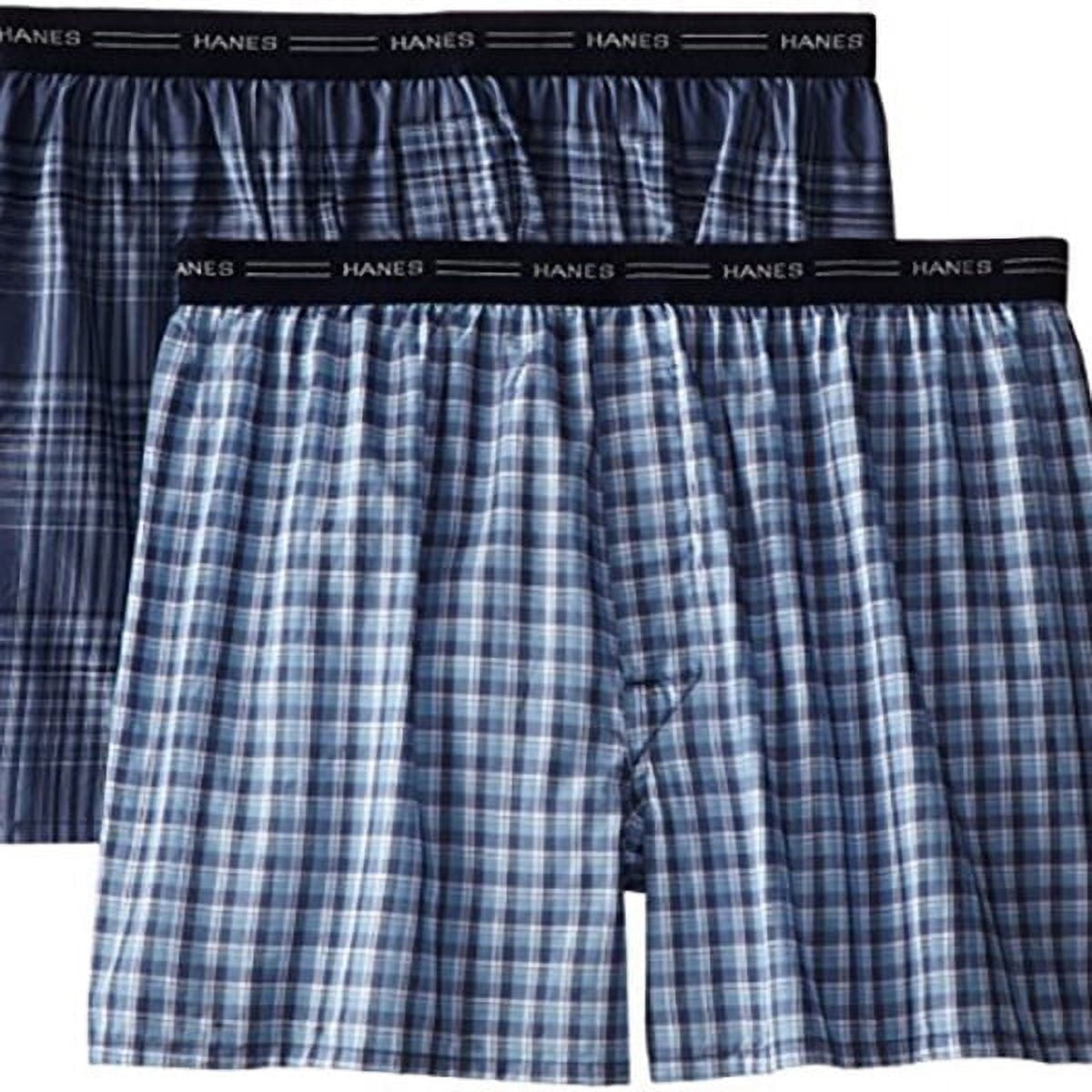 Red Label Mens 2-Pack Exposed Waistband Woven Boxers - Walmart.com