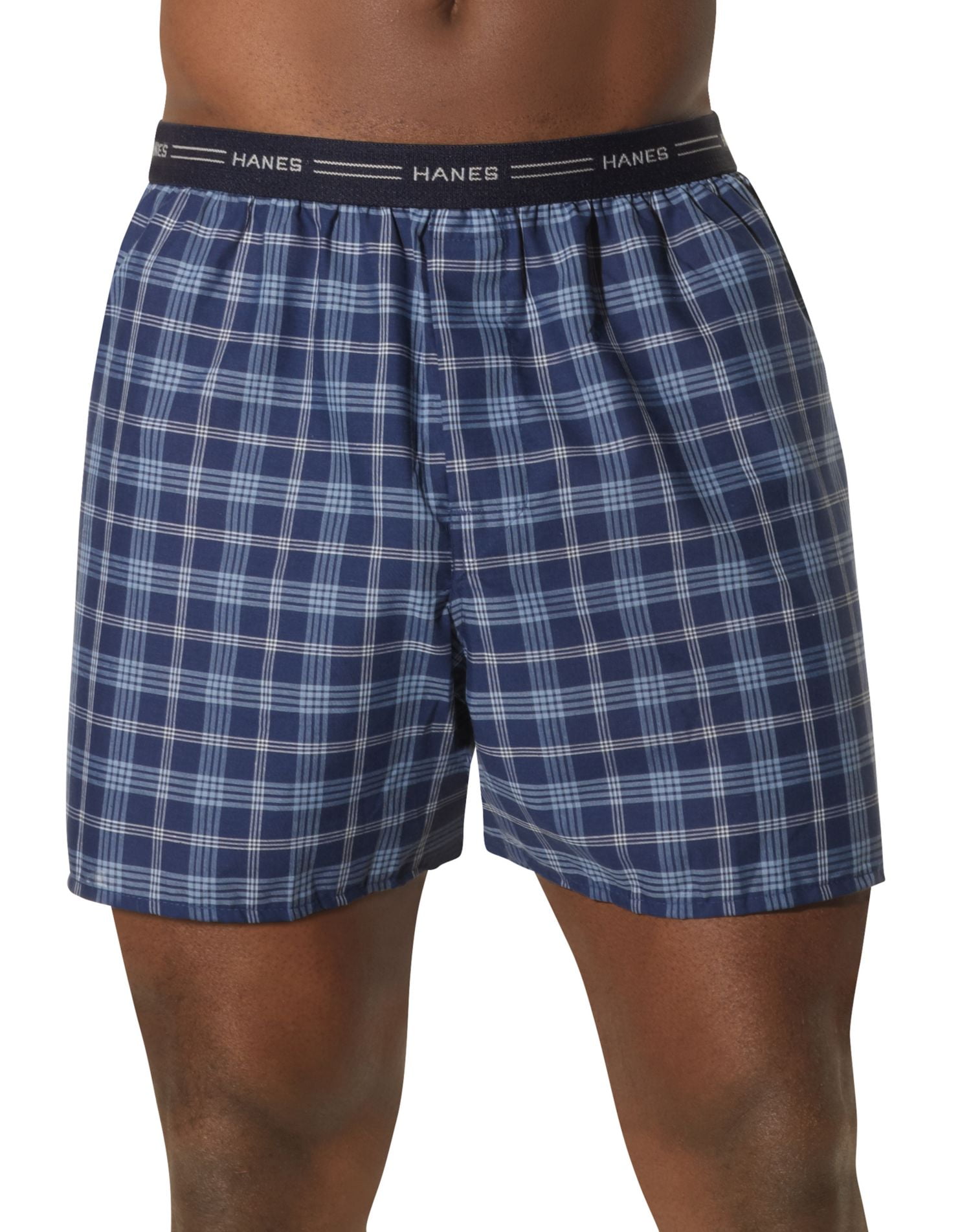 Red Label Mens 2-Pack Exposed Waistband Woven Boxers - Walmart.com