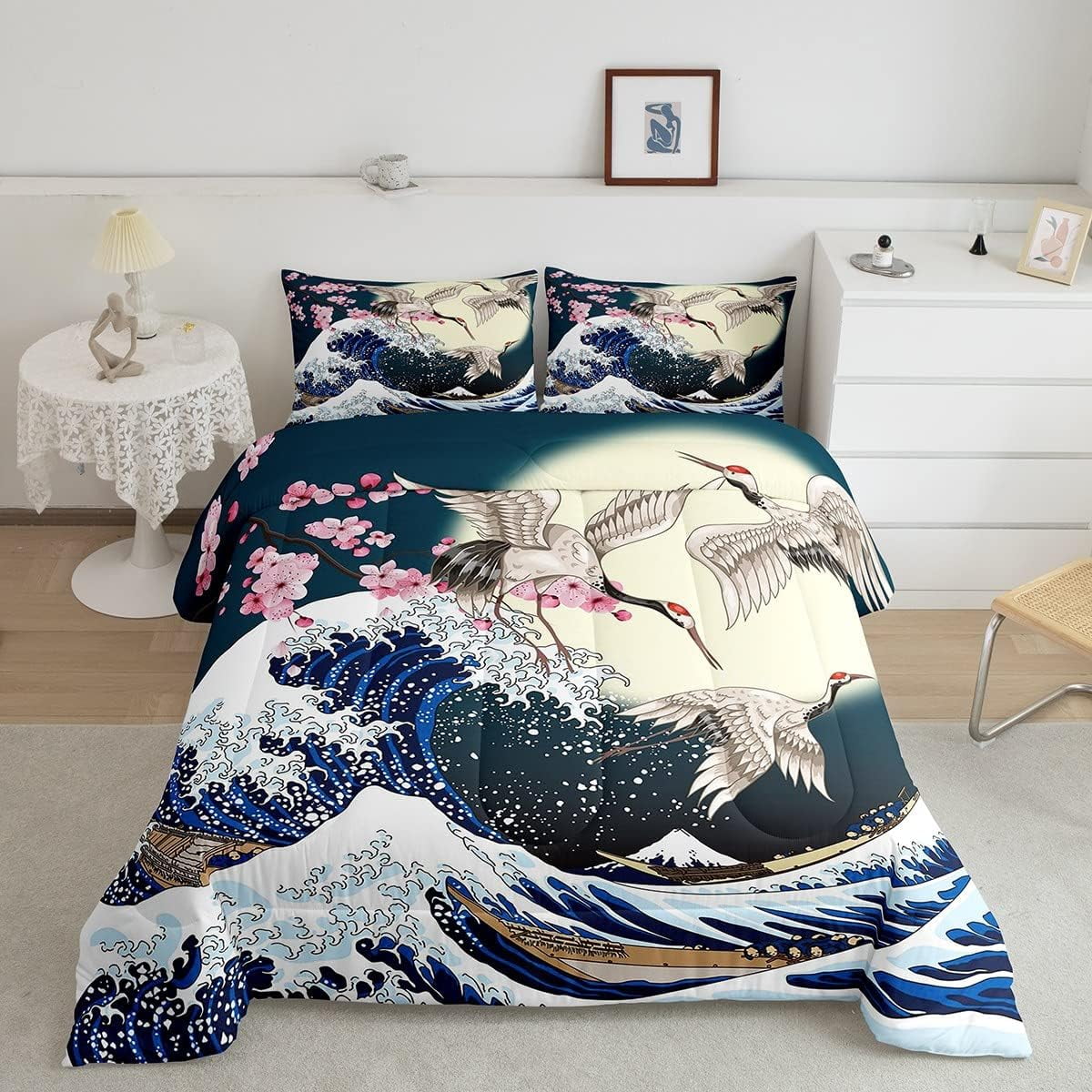 Red Ladybug Comforter Set Twin Size Cartoon Ladybugs Bedding Set for ...