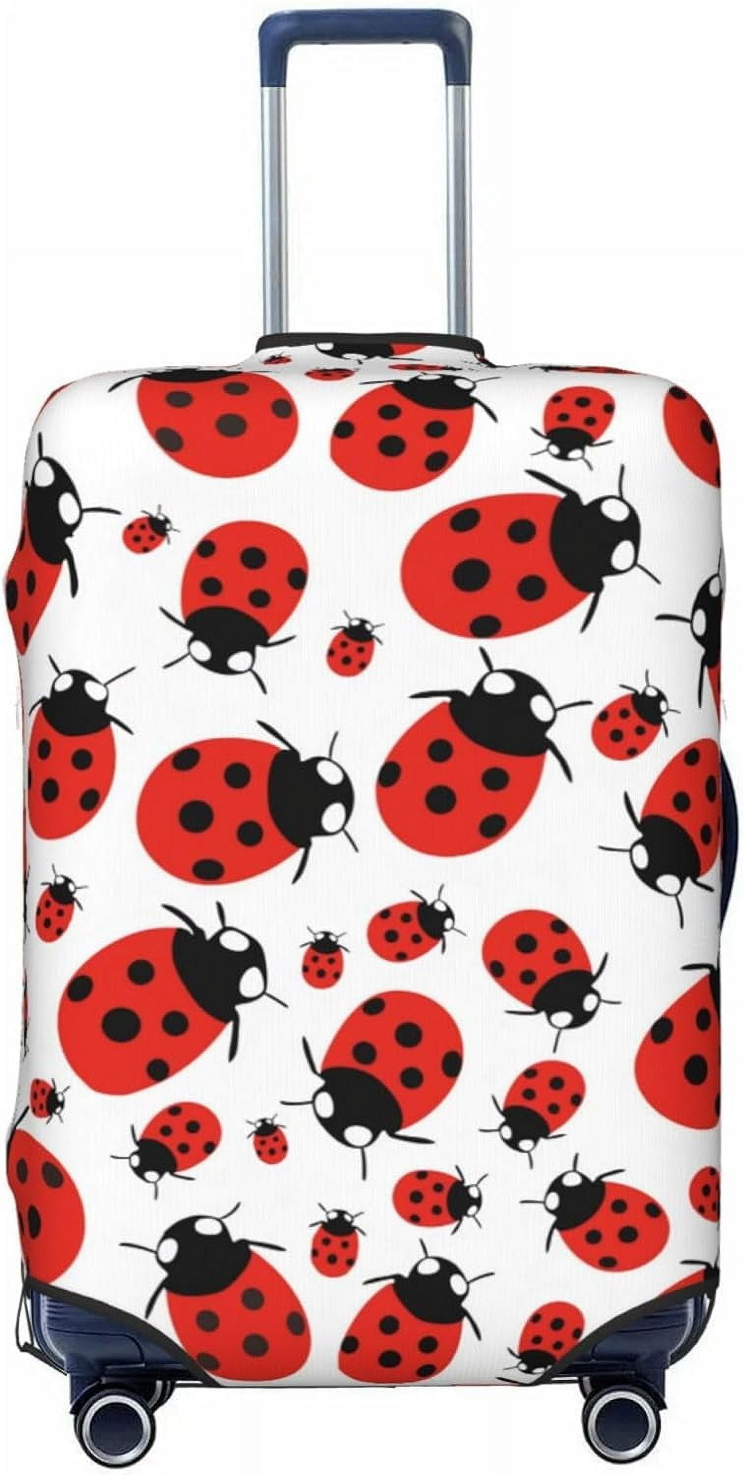Red Ladybug Travel Luggage Suitcase COVER, Washable Suitcase COVERS ...