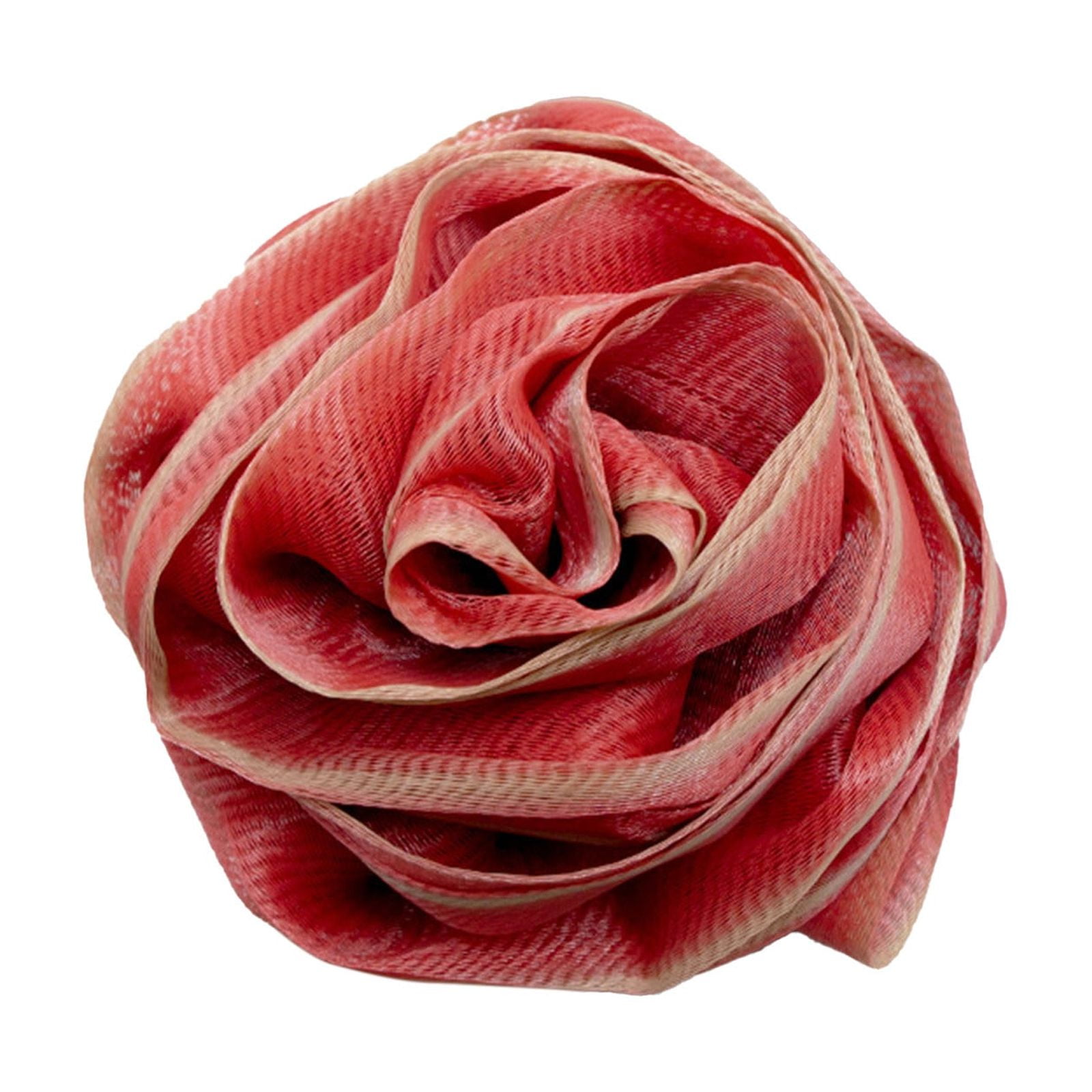Red Large Bath Sponge Loofah, Exfoliating Mesh Body Scrubber For Shower ...