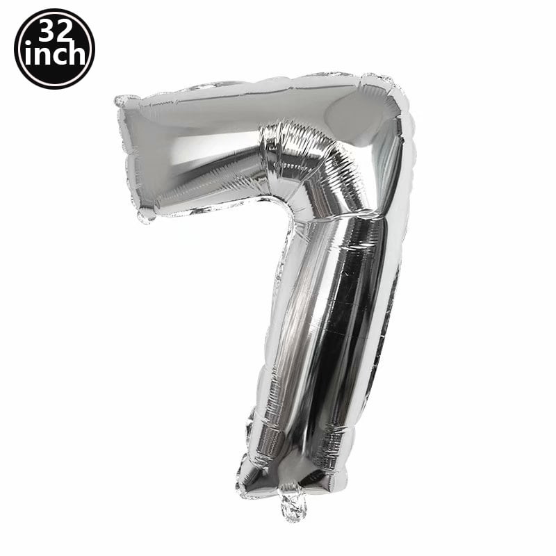 Red Large Numbers Balloon 32 Inch 1 2 3 4 5 6 7 8 9 Racer Birthday Ball ...