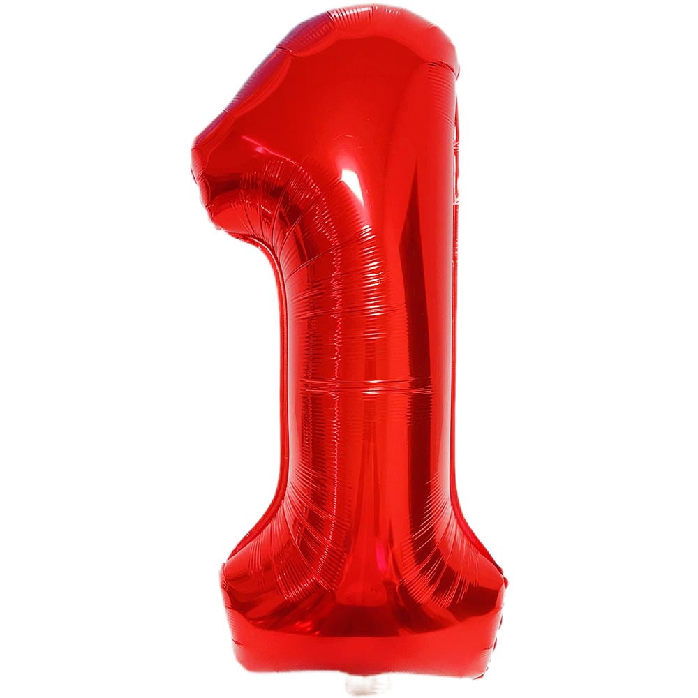 Multi Color Large Numbers 6 Balloon 32Inch 1 2 3 4 5 6 7 8 9 Birthday ...