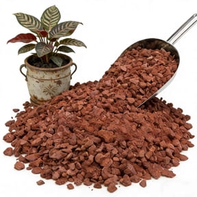Red Landscape Rocks and Garden Decor for Outdoor Landscaping