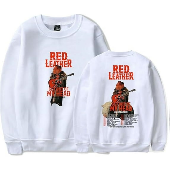 Red Leather Merch Get Out Of My Head Tour Crewneck Sweatshirt - Unisex ...
