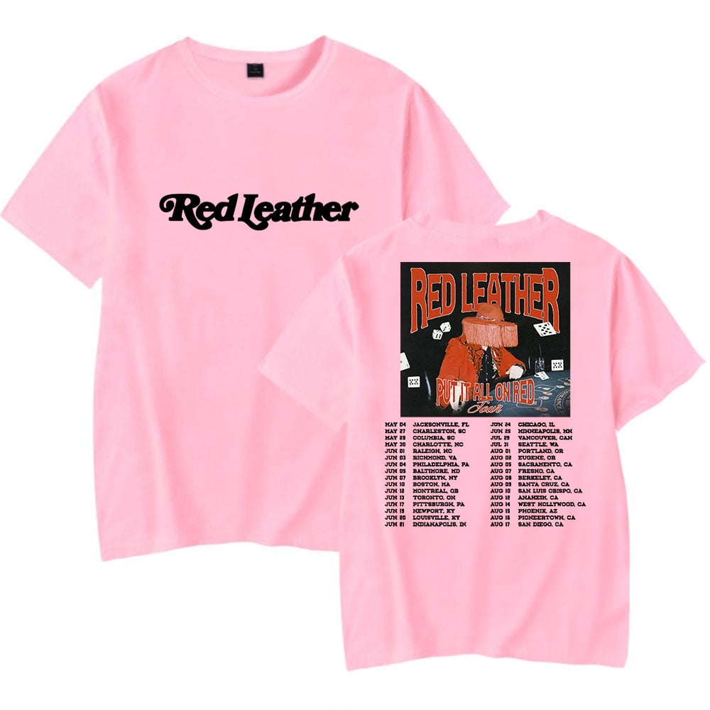 Red Leather Put It All On Red Tour 2025 T-shirt Men And Women Classic ...