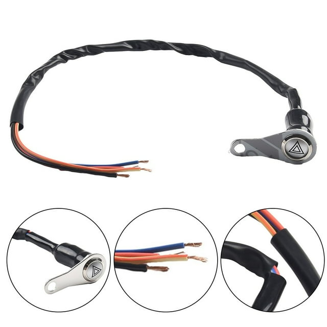 Red Led Motorcycle Switch On Off Handlebar Mount Push Button 12v Work