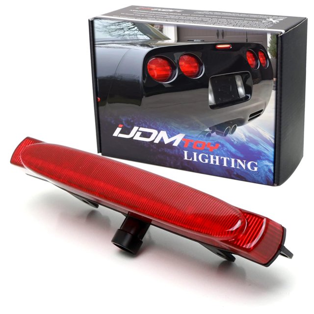 Red Lens F1 Style Strobe Featured LED Trunk Lid High Mount Third Brake ...