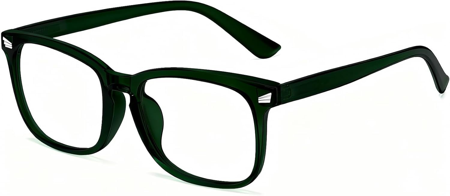Red Lens Glasses Blue Light Glasses Men Women - 99.9% Blue Green ...