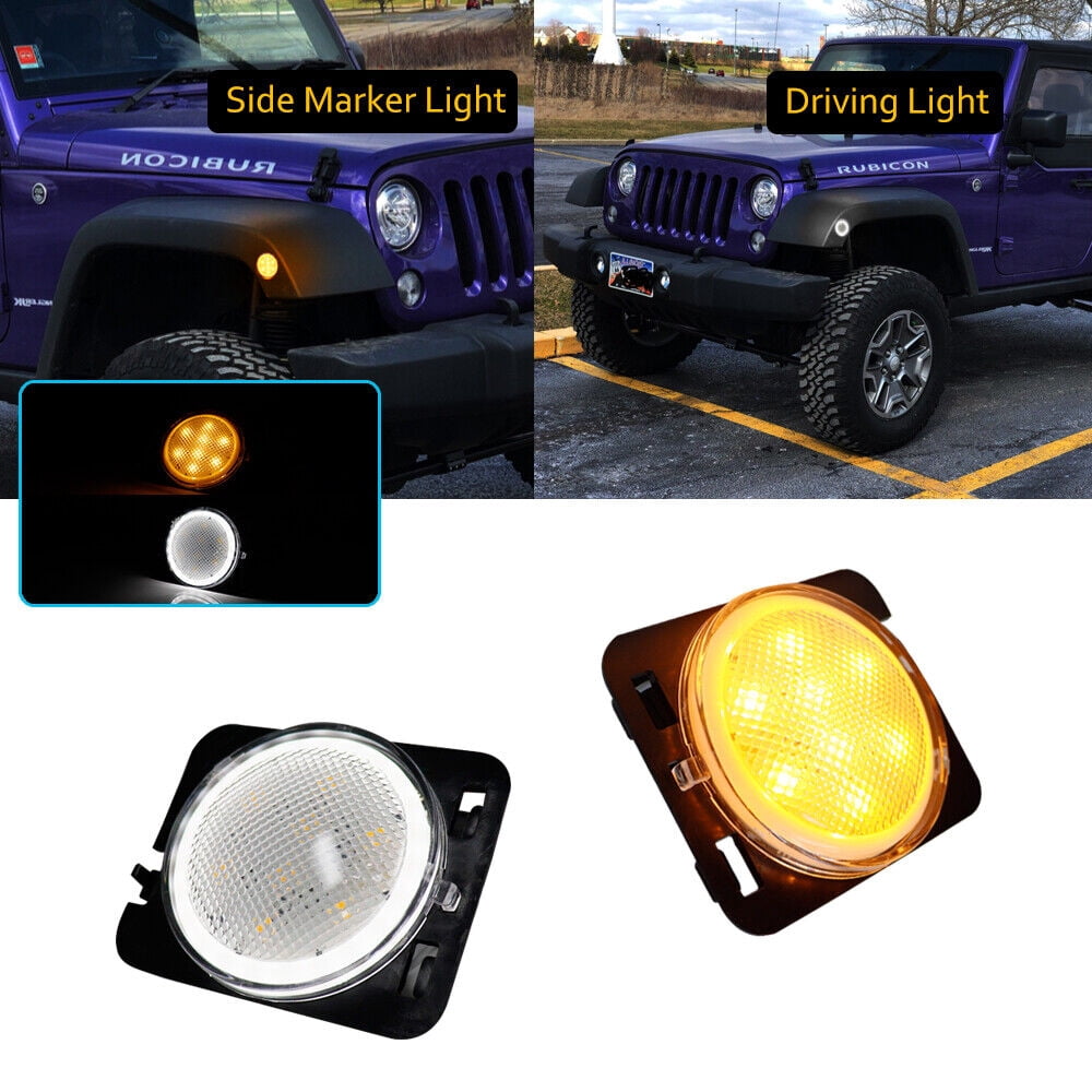 Switchback LED front marking DRL indicator light suitable for 07-18 ...