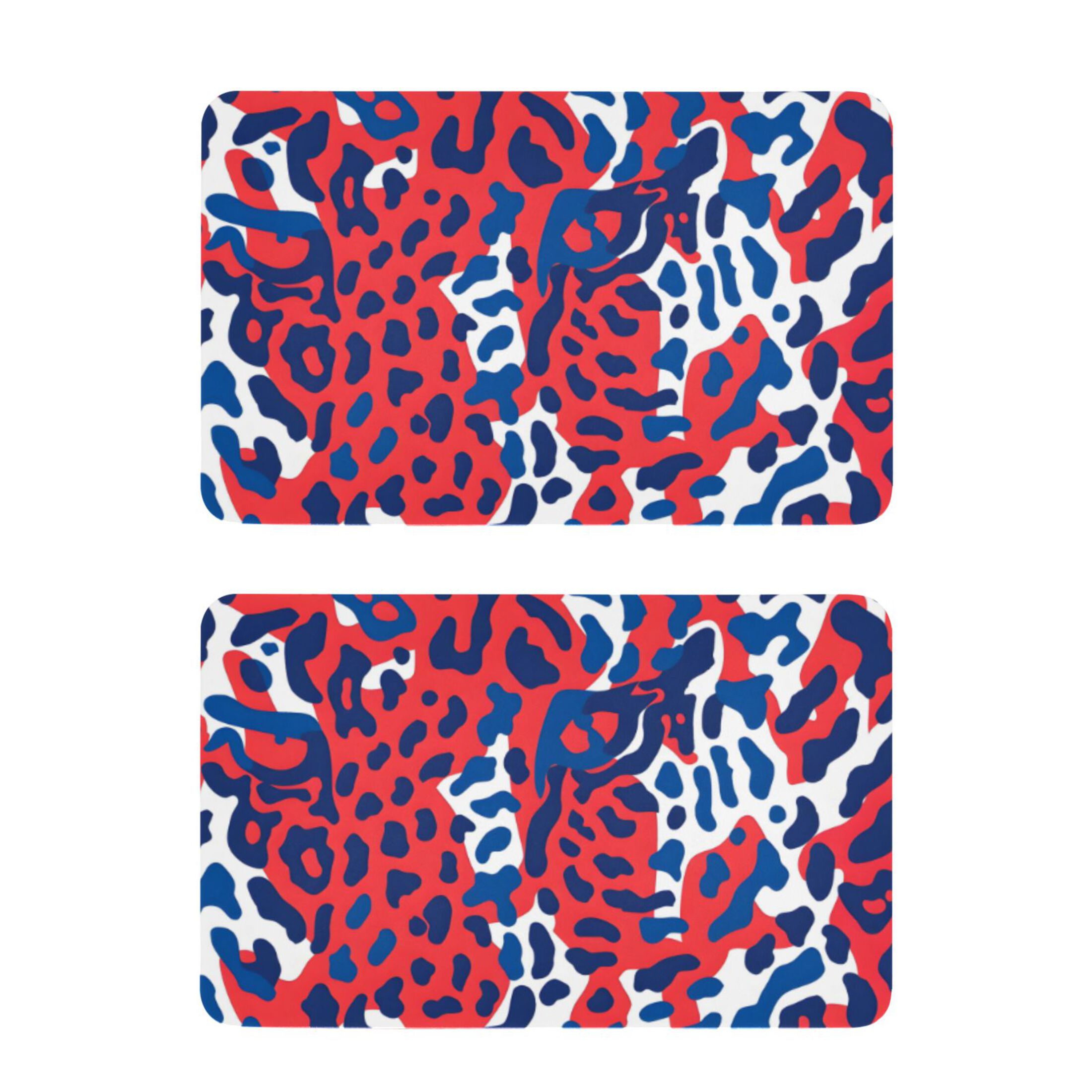 Red Leopard Refrigerator Magnet Stickers Square Fridge Magnetic for ...