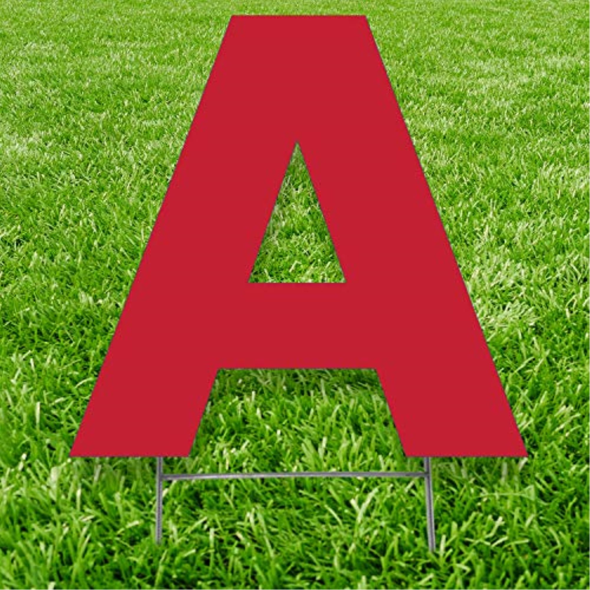 Red Letter A 20 inches tall - Walmart.com