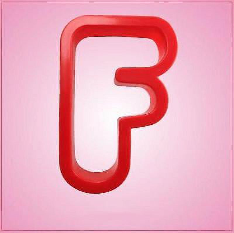 Red Letter F Cookie Cutter - Walmart.com