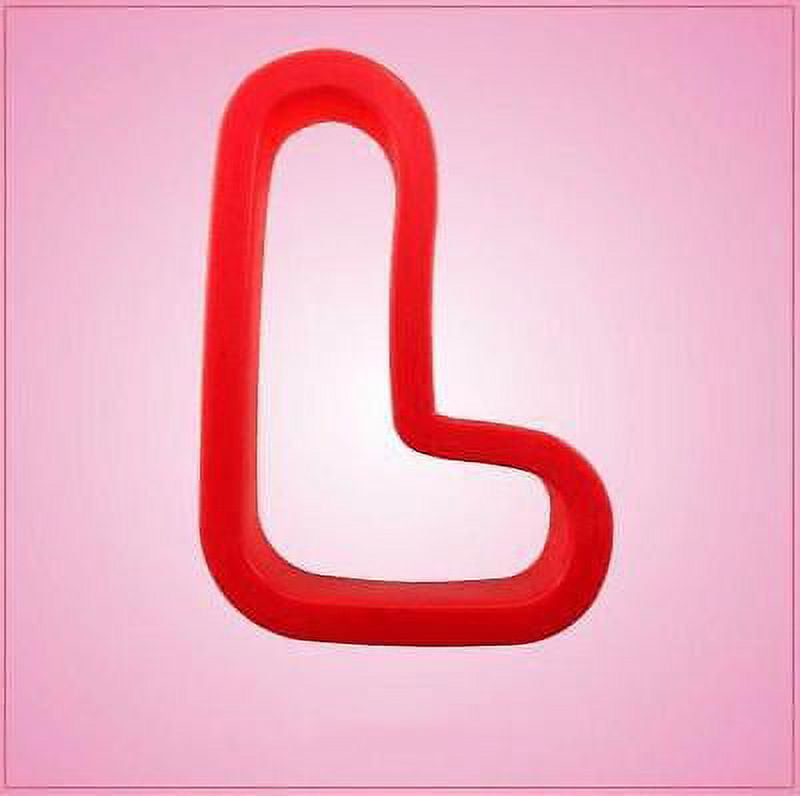 Red Letter L Cookie Cutter - Walmart.com