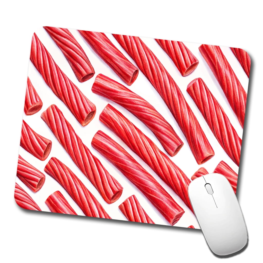 Red Licorice Mouse Pad Low Profile Gaming Mat - Walmart.com