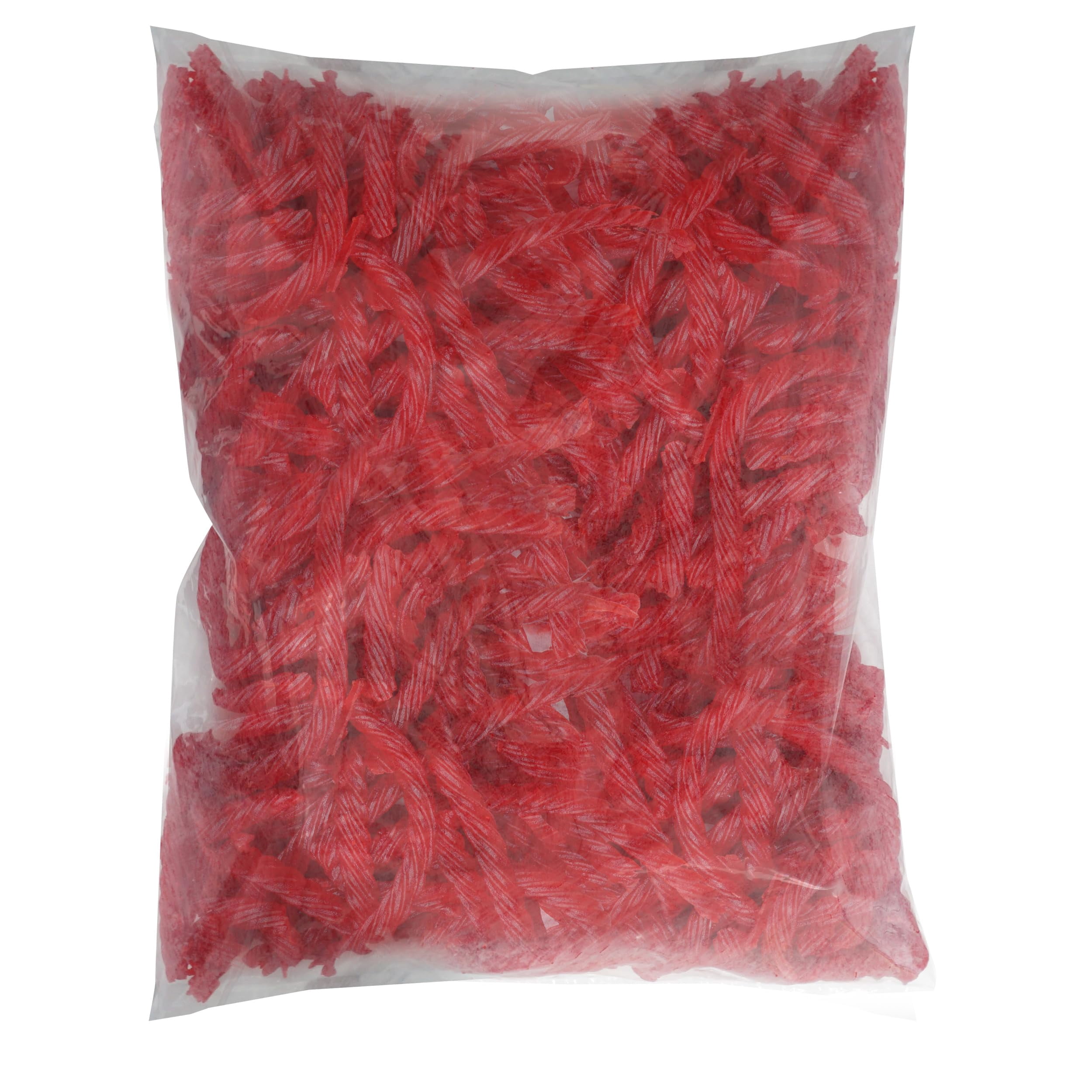Red Licorice Twists, Original ESF27 Red Flavor, 3.5 Pound Bulk Bag ...