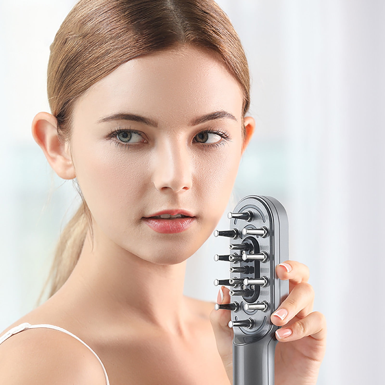 Red Light Comb for and Scalp Care Stimulates Follicles Reduces Hair ...