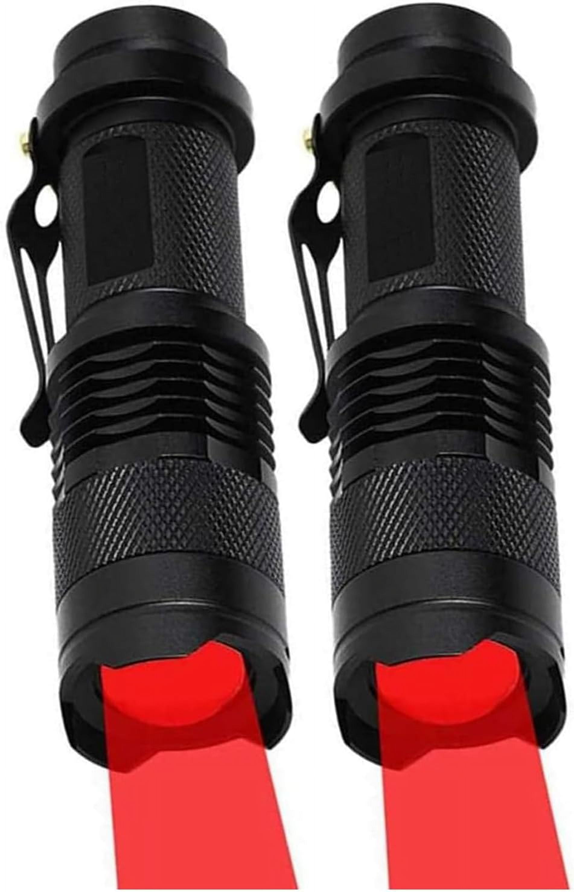 Red Light Flashlight, Single Mode Mini LED Flashlight for Astronomy ...