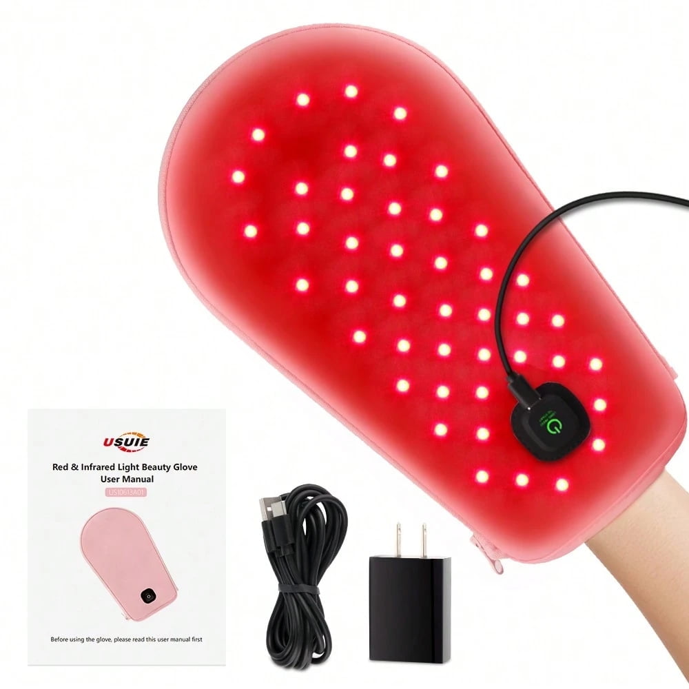 Red Light Glove, Led Near Infrared Red Light Device for Hand, 850nm and ...