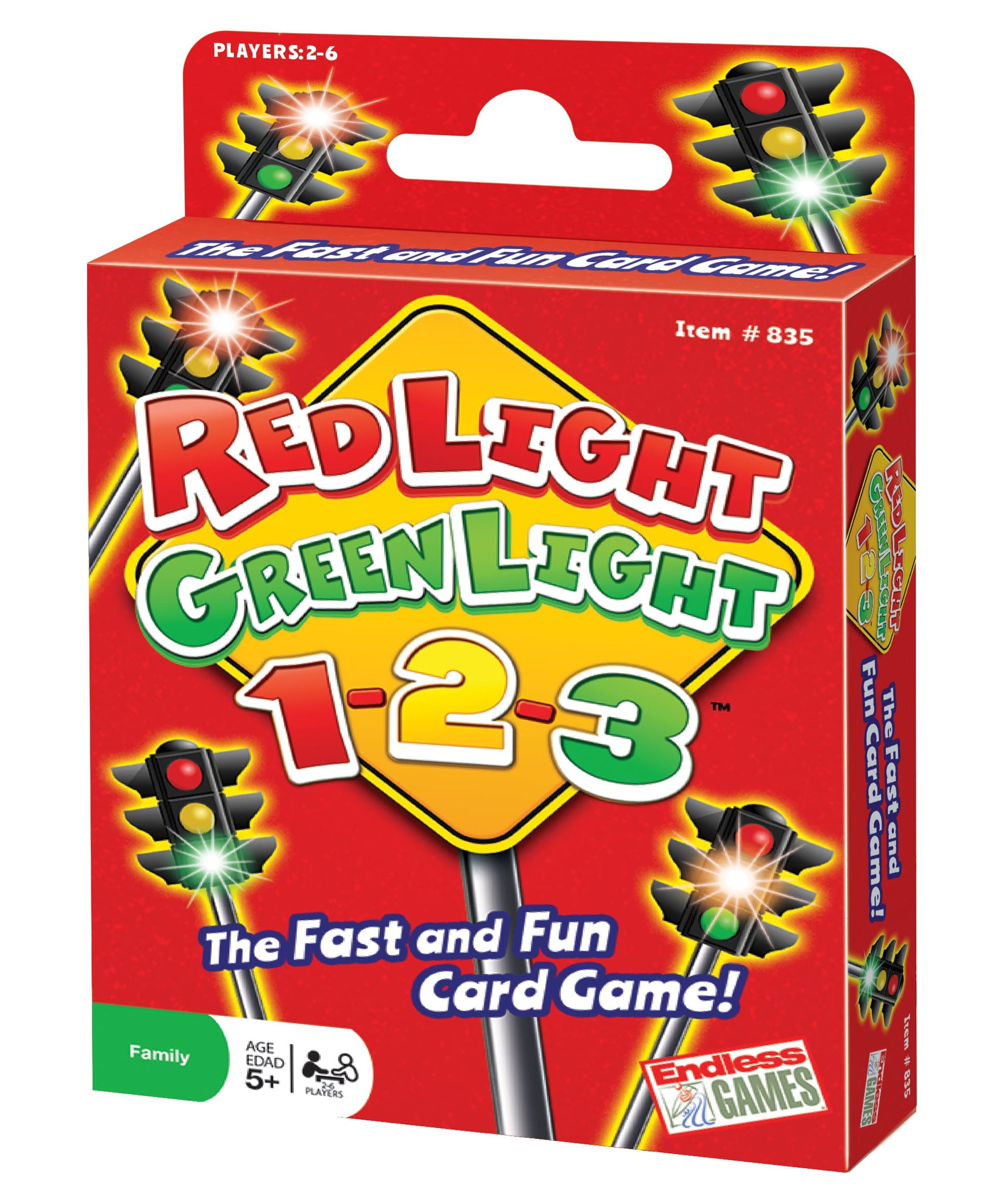 Red Light Green Light, 1-2-3 Fast Action Card Game for Kids, Ages 5 ...
