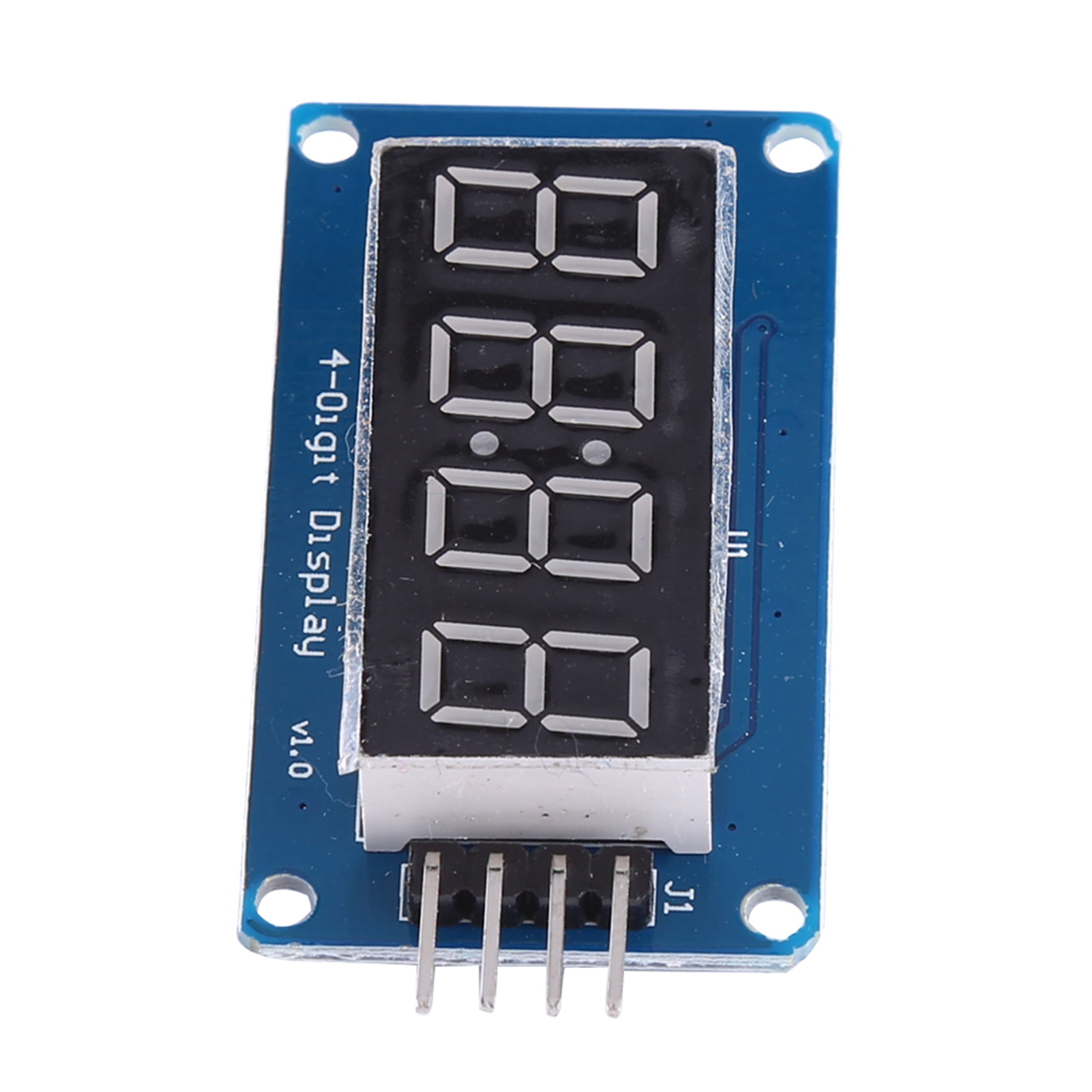 Red Light LED Digital Display 4-Digit 7-segments Module Adjustable ...
