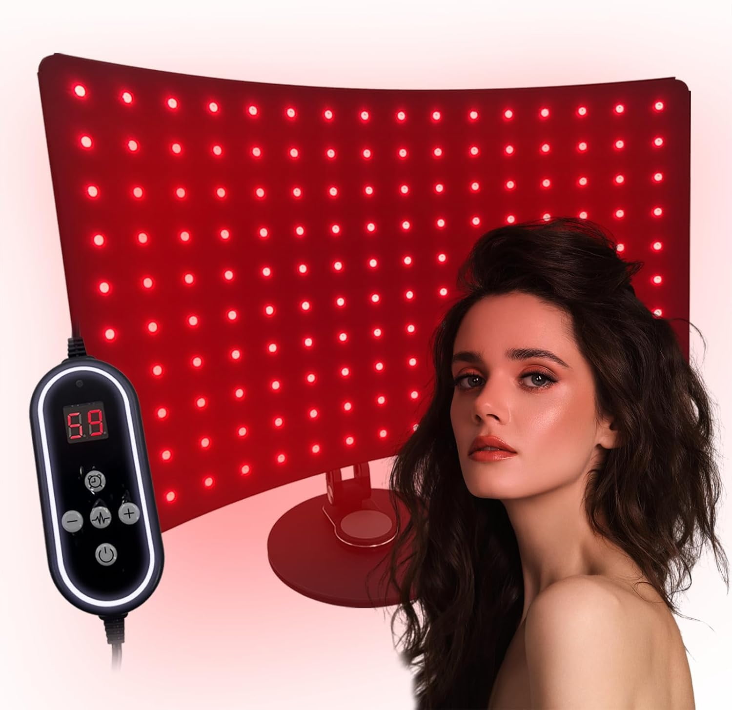Red Light Therapy for Body, Infrared Light Therapy Lamp with Stand Portable 660nm 850nm Red ...