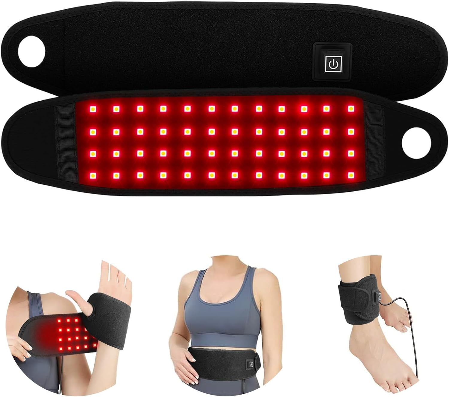 Red Light Therapy Hand Wrap,Near Infrared Light Therapy Belt Wearable ...