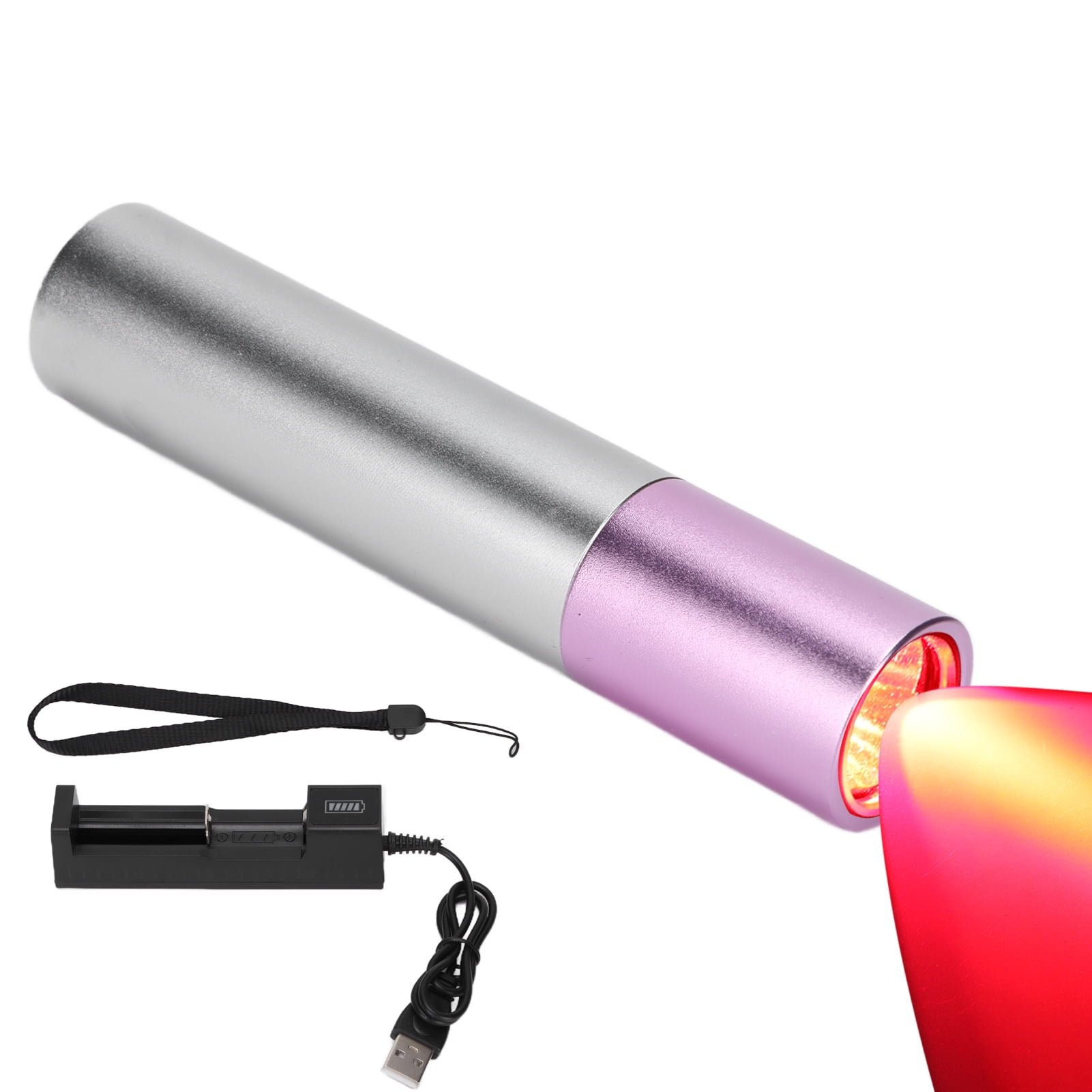 Red Light Therapy Lamp Device Stainless Steel Portable Pain Relief ...